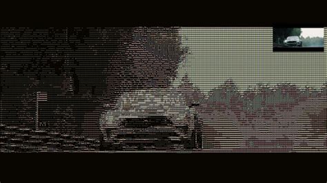 convert yr video to ascii video image made w text characters