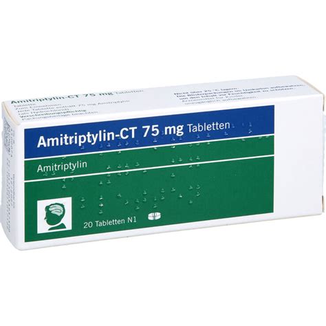 Amitriptylin Ct 75 Mg Tabletten 20 St Auf E Rezept Kaufen Aponeo