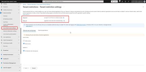 Microsoft Entra ID Tenant Restrictions V Enhanced Security For External Access Control