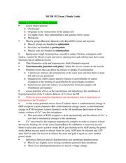 MCDB 352 Exam 3 Study Guide MCDB352Exam3StudyGuide Lecture1 OverviewofMotorSystems