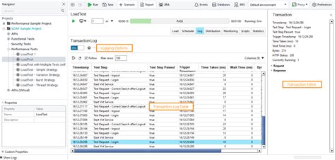 about transaction log readyapi documentation