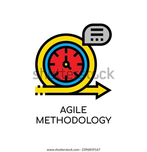 Agile Methodology Vector Icon Stock Illustration Stock Vector Royalty Free 2396839167