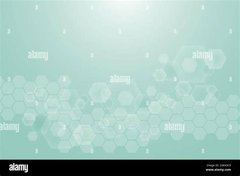 Hexagonal Abstract Background Big Data Visualization Global Network