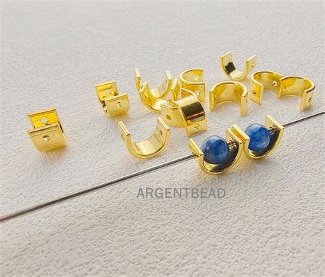 15 Dijes Redondos Con Base De Latón Chapado En Oro De 18k Ideales Para La Creación De Joyas Diy