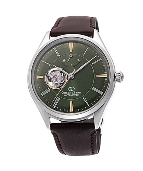 Orient Star Open Heart 50h Green Re At0202e Automatic Watch