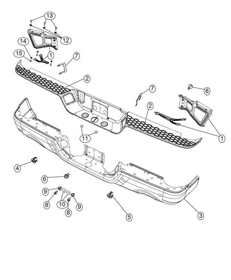 68207306aa Mopar Bumper Step [bright Rear Bumper] [bright Rear