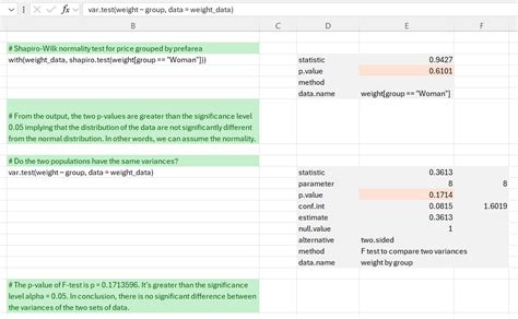 Part V Using R In Excel Inferential Statistics R Bloggers