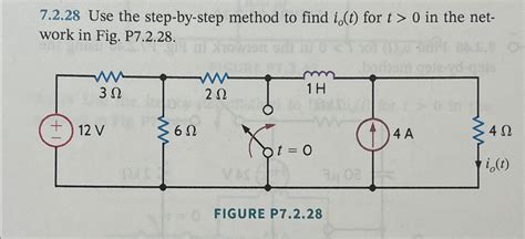 Solved Use The Step By Step Method To Find Io T Chegg