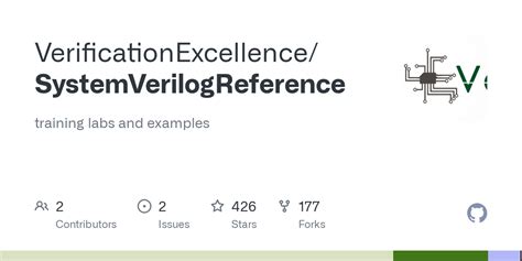 github verificationexcellence systemverilogreference training labs and examples