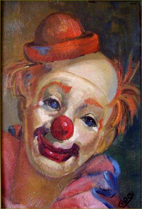 Clowns En Peinture Carmen Gozalo Payaso Balades Comtoises Dessin