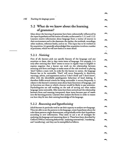 Grammar Acquisition Pdf Learning Language Acquisition