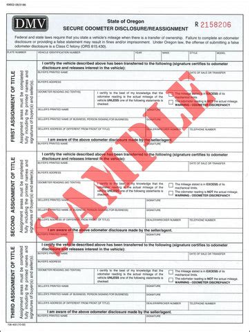 Dmv Forms
