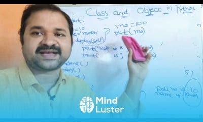 Learn Class And Object In Python Programming Mind Luster