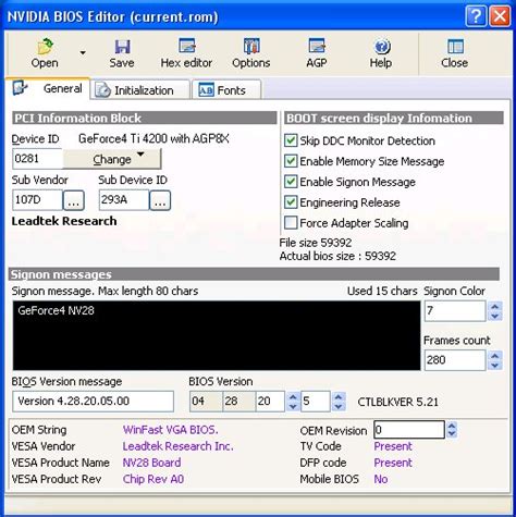 Download Nvidia Bios Editor Nibitor Majorgeeks