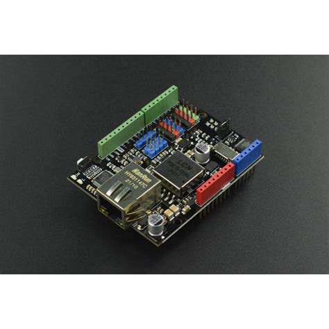 Dfrobot Ethernet And Poe Shield For Arduino W5500 Chipset Robotshop