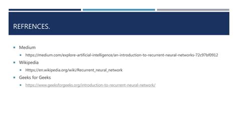 Recurrent Neural Network Pptx Computing Technology And Computing