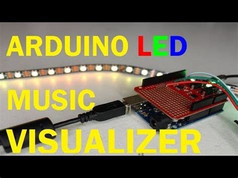 Arduino Music Visualizer Tutorial Youtube Music Visualization Arduino Arduino Led