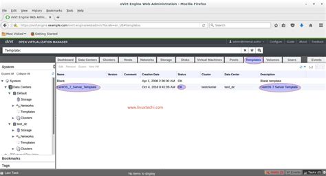 How To Create Virtual Machine Template In OVirt Environment