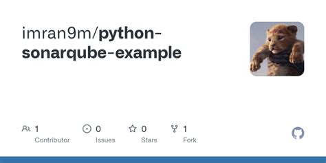 Github Imran9mpython Sonarqube Example