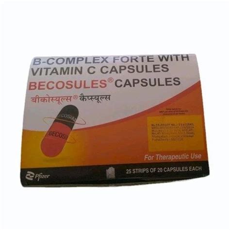 B Complex Forte Vitamin C Becosules Capsules At ₹ 55 Box In Bengaluru