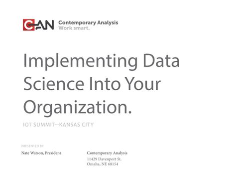 implementing data science ppt
