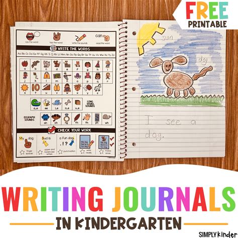 Printable Journal Pages For Kindergarten