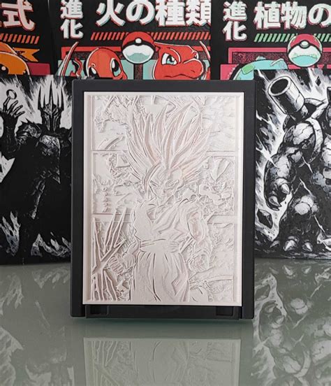 ⚡ 3d Lithophany Gohan Ssj2 Dragon Ball Z Stl File For 3d Printing ⚡