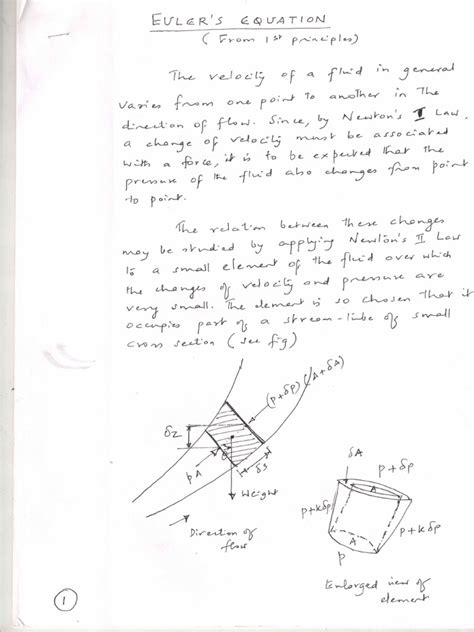 Eulers Equation Pdf