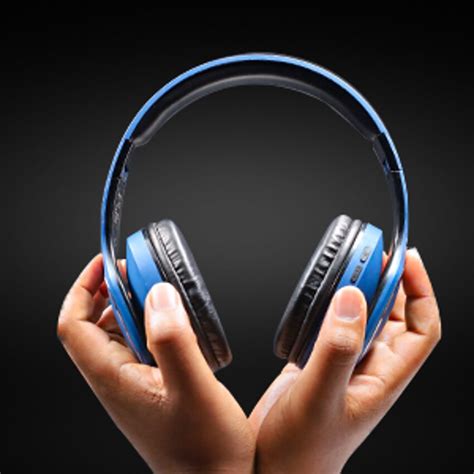 Volkano Phonic Series Bluetooth Full Size Headphones Blue Volkano
