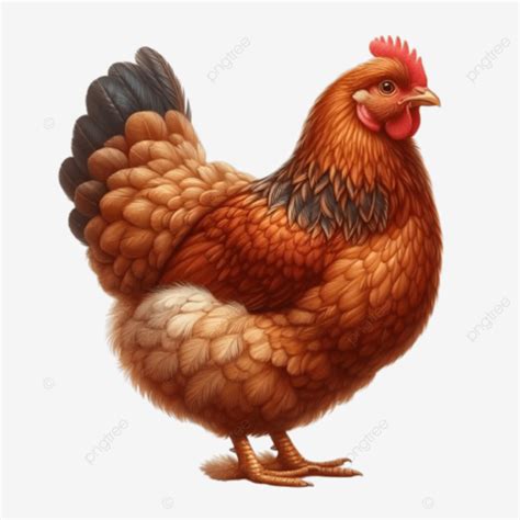 흰색 배경에 고립 된 전신 갈색 닭 암탉 전신 갈색 닭 갈색 닭 암탉 암탉 Png 일러스트 및 이미지 에 대한 무료 다운로드 Pngtree
