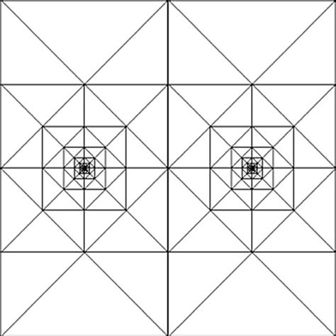 A Representation Of The Finite Element Grid Used In Calculation Each