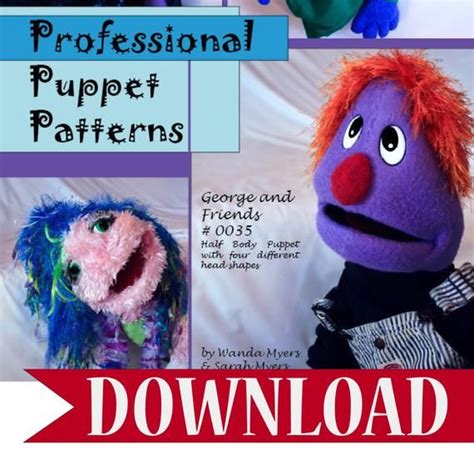 Professional Puppet Patterns PDF Download English Etsy Puppet Patterns Professional Puppets