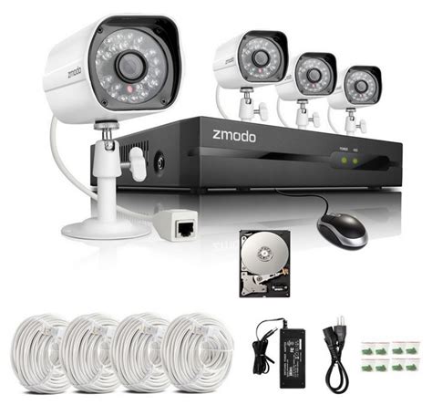 zmodo all in one spoe diy security camera system review — my money blog
