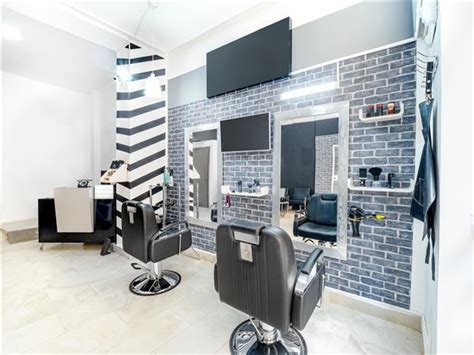 سالن زیبایی مدرن روشن تجارت داخلی آرایشگاه با ظاهر مینیمال صنعتی