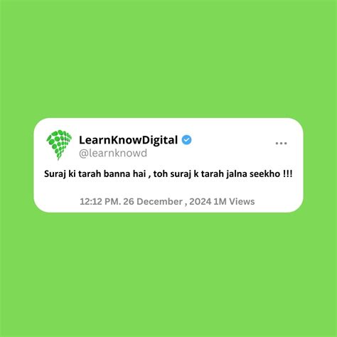Learnknow Digital On Linkedin Motivation Learnknowdigital Suraj Edtech