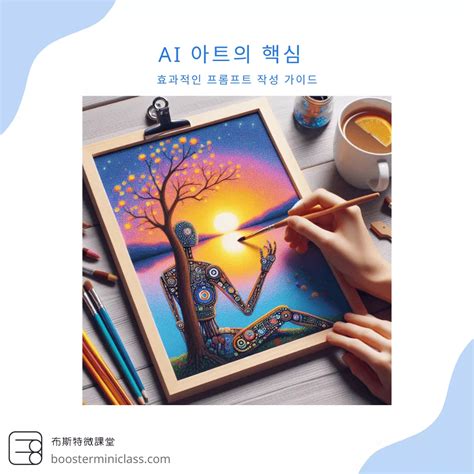 Ai 아트의 핵심 효과적인 프롬프트 작성 가이드 부스터 미니 강의실
