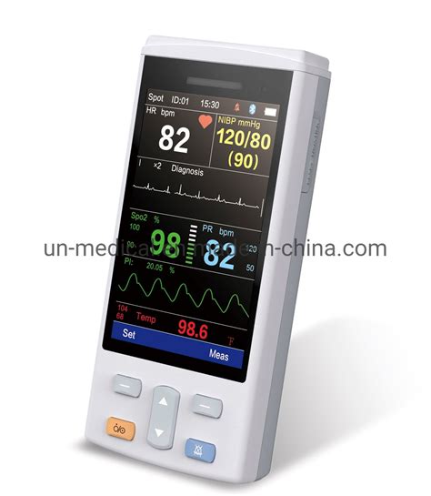 Pc200 Ecg Spo2 Nibp Temp Moniter Ekg Monitor Portable Handheld Ecg Monitor Ekg Monitor