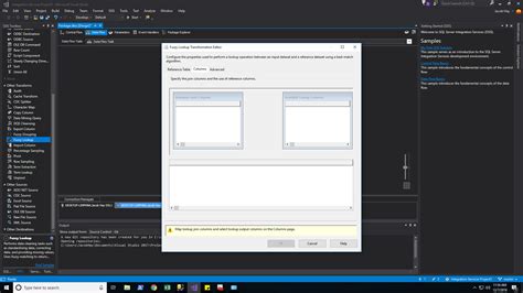 Ssis Fuzzy Look Up Not Loading Tables To Match Stack Overflow