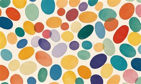 vibrant abstract pattern overlapping circles in various colors