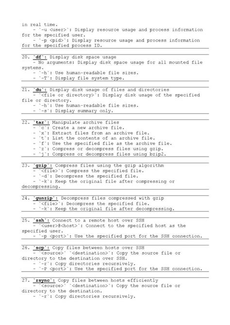 important linux commands pdf