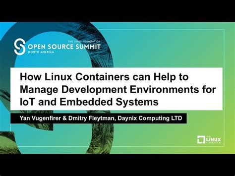 Free Video Linux Containers For Managing Iot And Embedded Systems