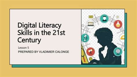 Digital Literacy Skills In The 21 St Century Pptx
