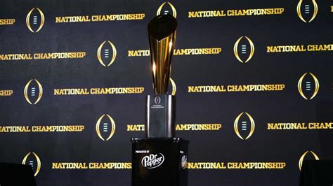College Football Playoff National Championship Trophy Weight Height