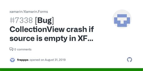 Bug Collectionview Crash If Source Is Empty In Xf 420709249