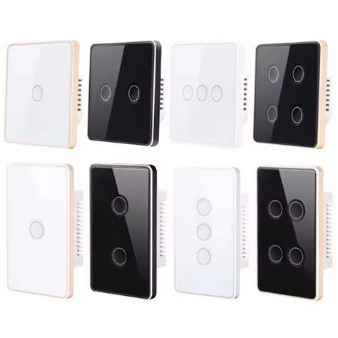 Zigbee Tempered Button Touch Switch With Voice And App Control Gaotek