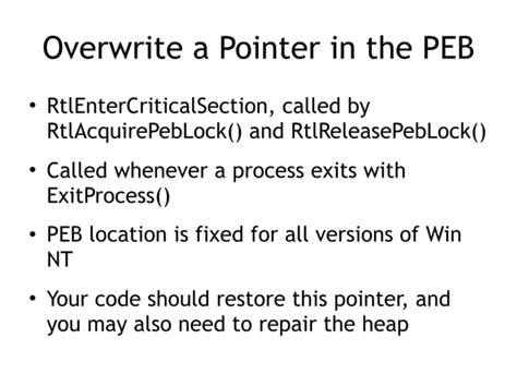 Cnit 127 8 Windows Overflows Part 2 Ppt