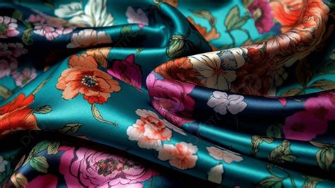 Silk Floral Pattern Background Silk Flowers Decorative Pattern