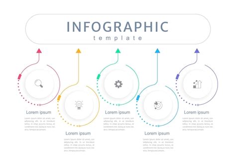 Premium Vector Cost Reducing Infographic Chart Design Template