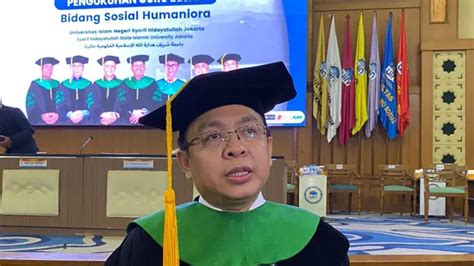 Burhanuddin Muhtadi Resmi Jadi Guru Besar Uin Jakarta News