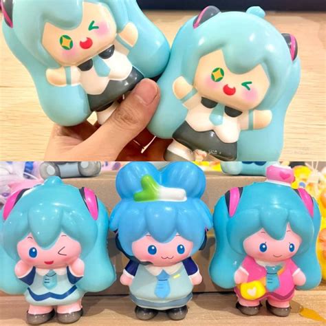 Squishy Hatsune Miku Blue Vocaloid Anime Squishy Toy Cartoon Slow Rising Shopee Malaysia